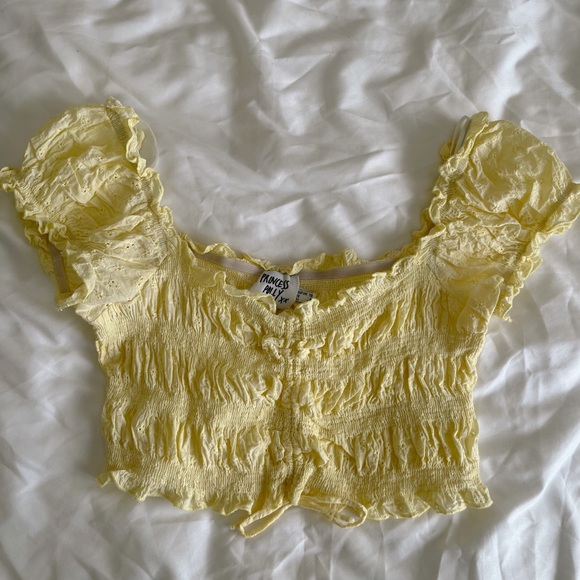 Princess Polly | Tops | Princess Polly Yellow Top | Poshmark